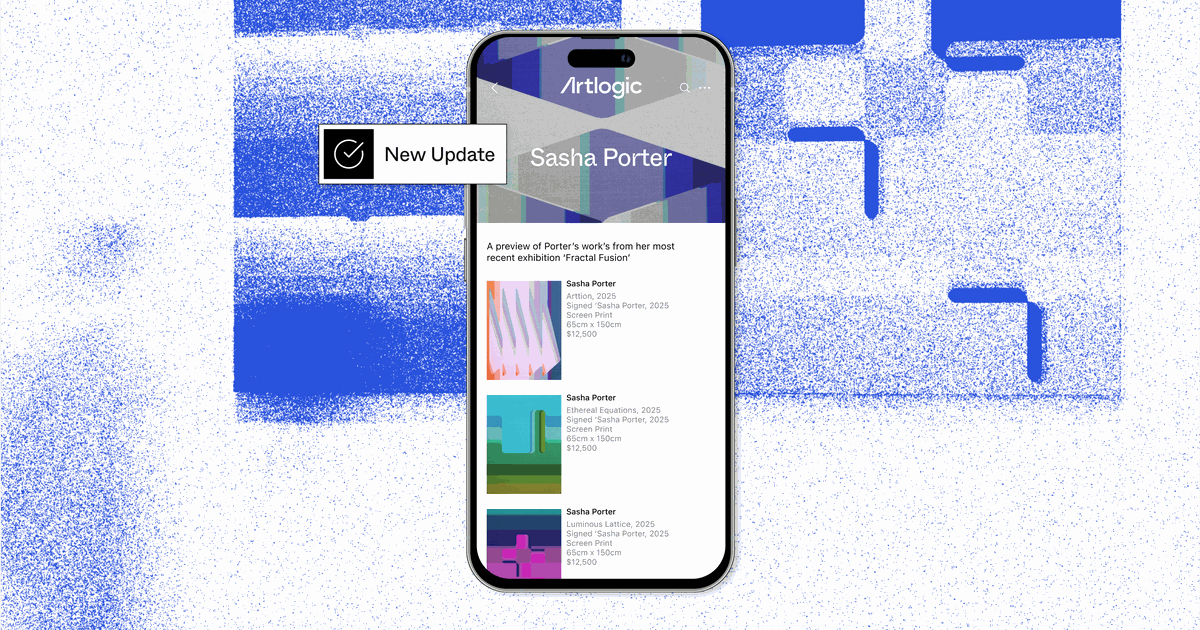What’s New in Artlogic